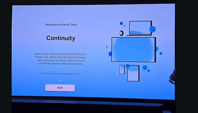 Samsung starts rolling out support for Google Cast on its TVs